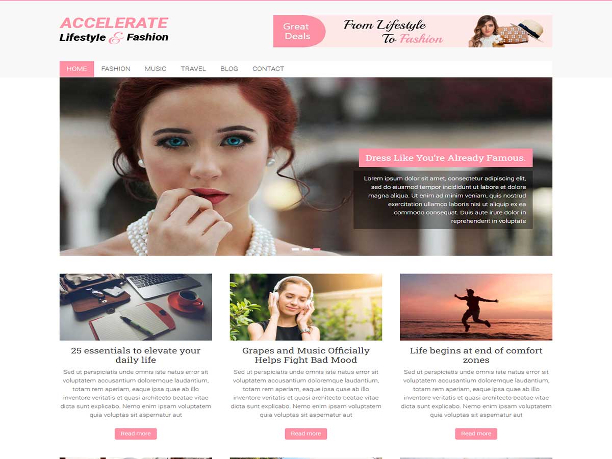 Accelerate Demos Themegrill Demos