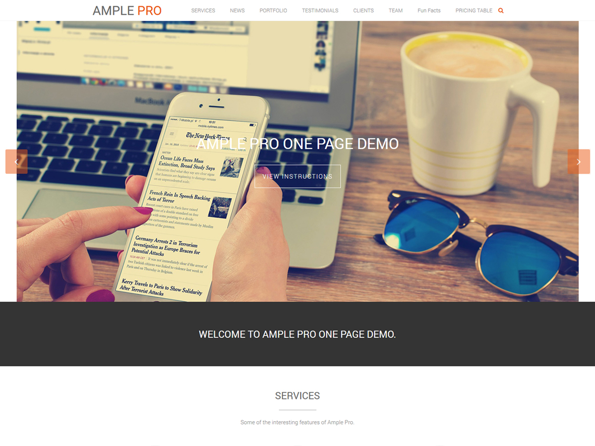 Ample Demos – ThemeGrill Demos