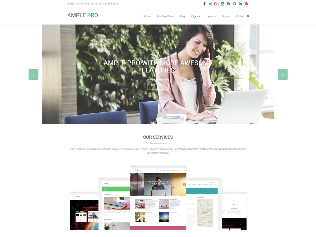 Ample Demos – ThemeGrill Demos