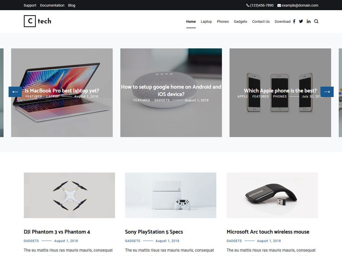 Cenote Demos Themegrill Demos