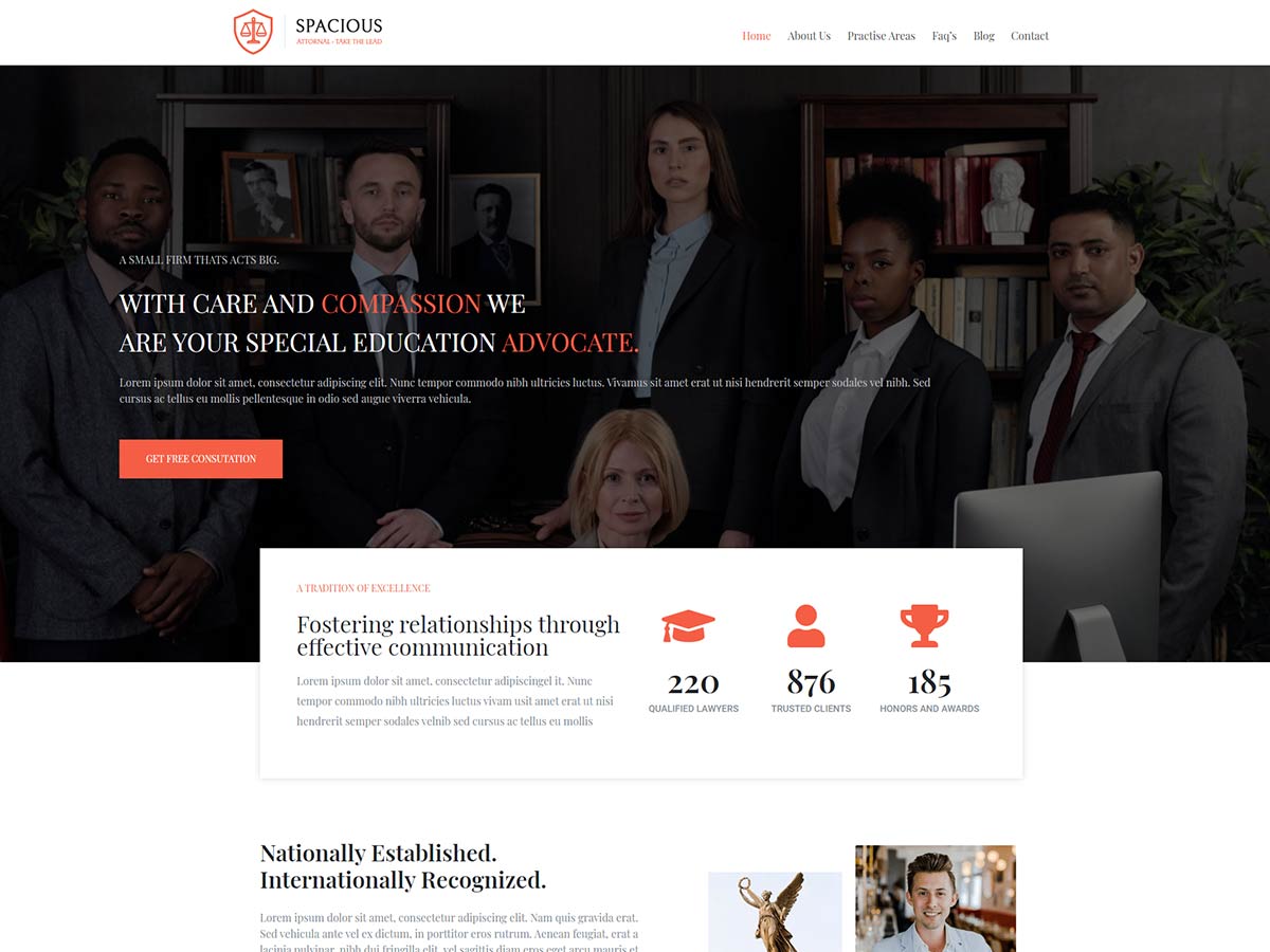 Spacious Demos – ThemeGrill Demos